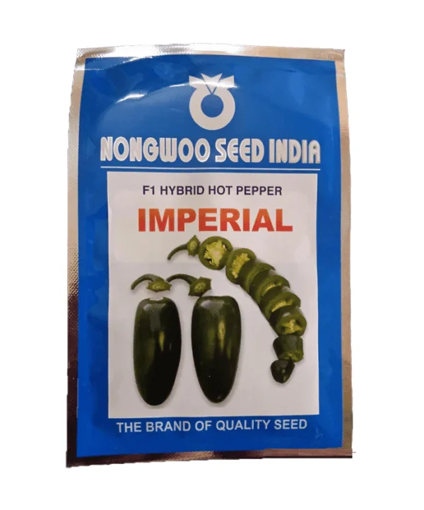 Hot Pepper Imperial (Alepeno) 10g Nongwoo – Bhagat Seeds